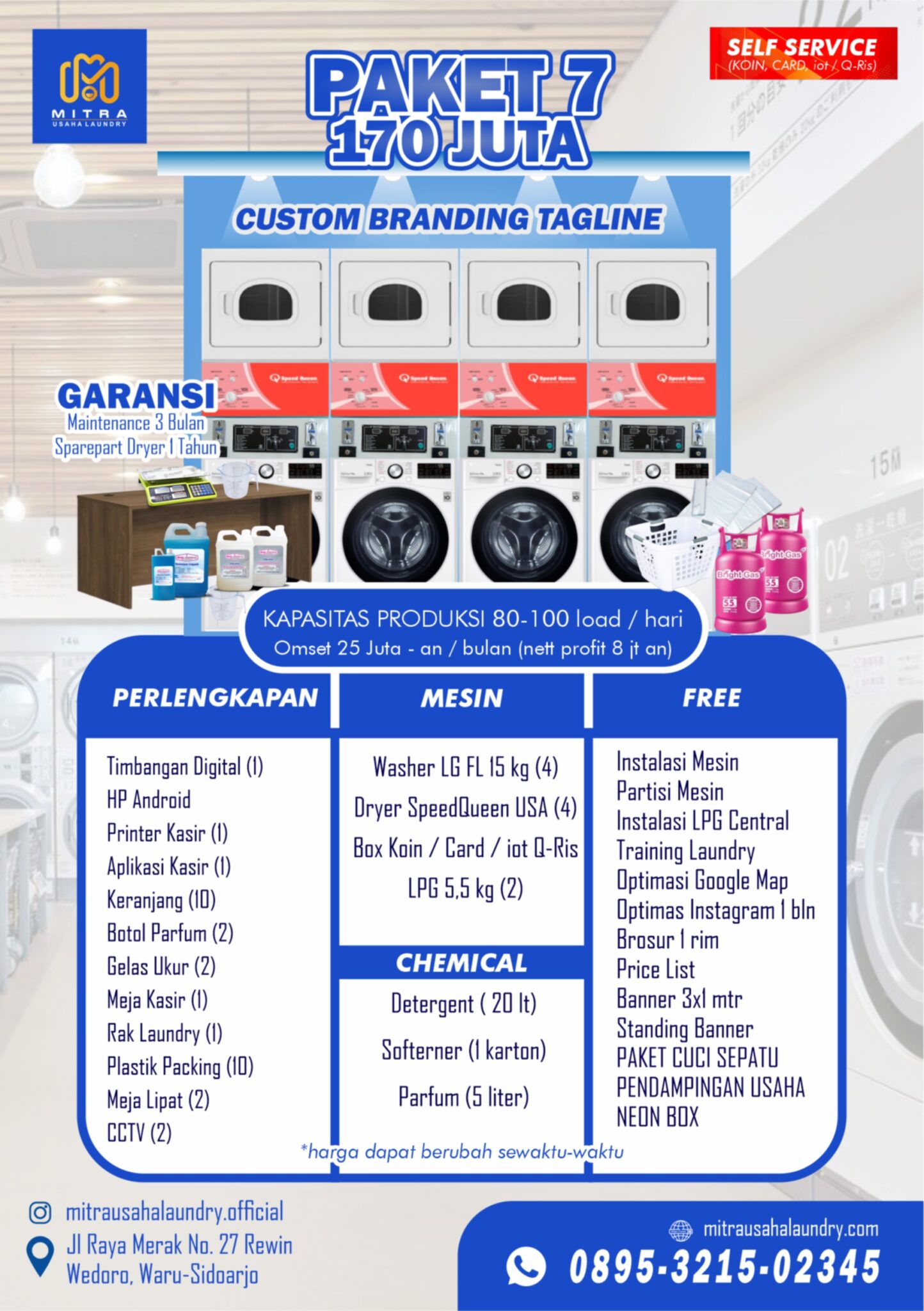 Mitra Usaha Laundry - Paket Usaha Laundry Pemula Autopilot - % Bisnis ...